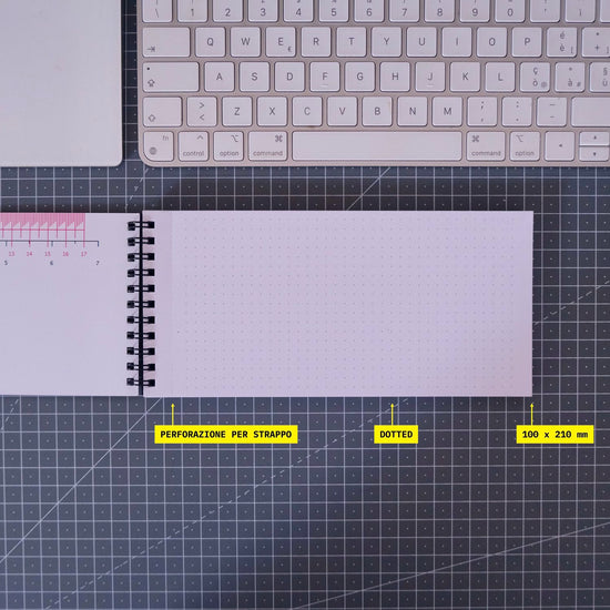 NTBK - Blocco note con spirale e pagine staccabili – ITOMI